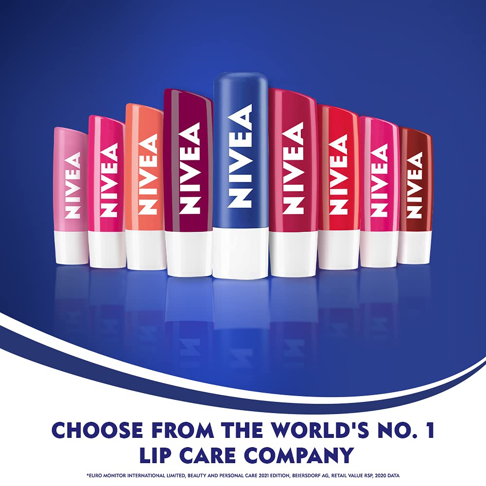 Nivea Lip Care Fruity Shine Strawberry, 4.8g