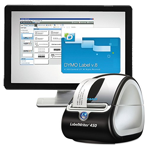 DYMO 1752264 LabelWriter Printer, 2 3/10-Inch Labels, 51 Labels/Min, 5w x 7 2/5d x 5 1/5h