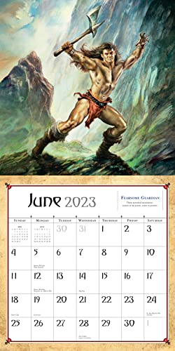 Boris Vallejo & Julie Bell's Fantasy Wall Calendar 2023: Escape to a World Swirling with Mystery and Magic