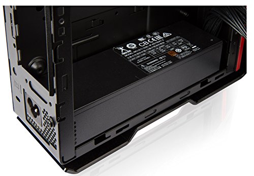 InWin Chopin SECC Mini-ITX Tower Case 150W Power Supply with 4 colors stickers inside, Black Aluminum