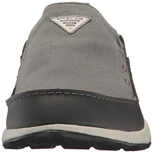 Columbia Mens Bahama Vent PFG Boat Shoe, Titanium MHW/Bright Red, 12 US