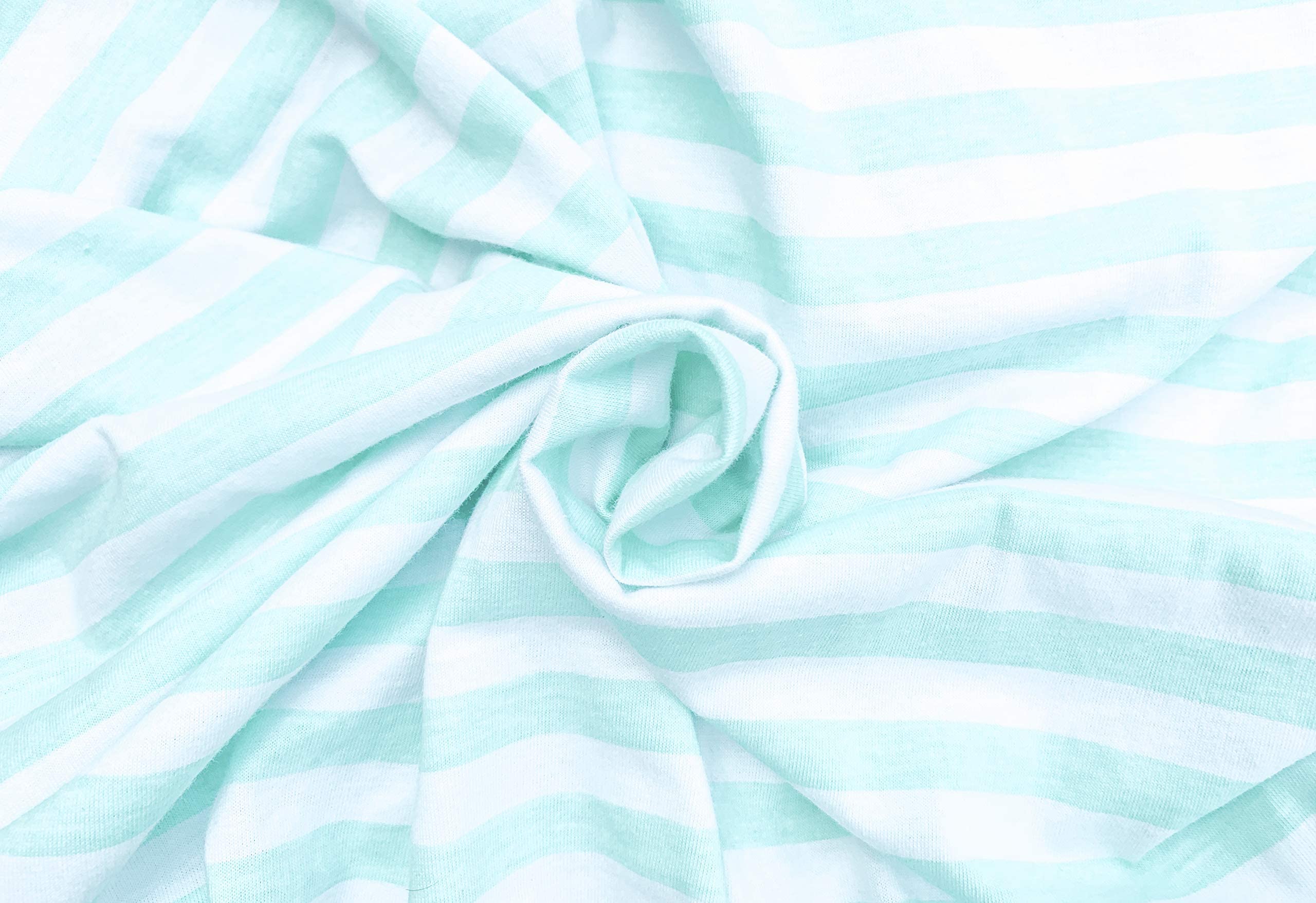 NODNAL CO. 3 Fitted Bassinet Sheets Mint Set Baby Girl/Boy - 100% Oeko-TEX Cotton - Gender Neutral Chevron Polka Dot Stripe Universal Fit - Cradle/Moses Basket Hourglass Oval Rectangle Mattress Sheet