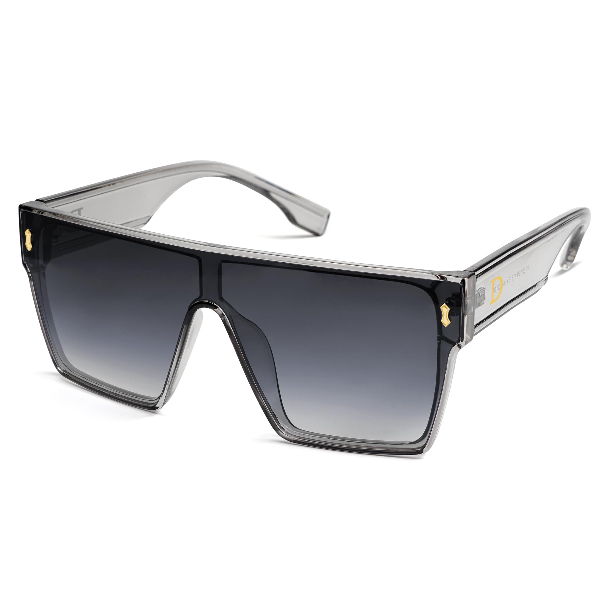 Allarallvr Oversized Trendy Square Sunglasses For Women Men Rectangle Fashion Sun Glasses AR82128