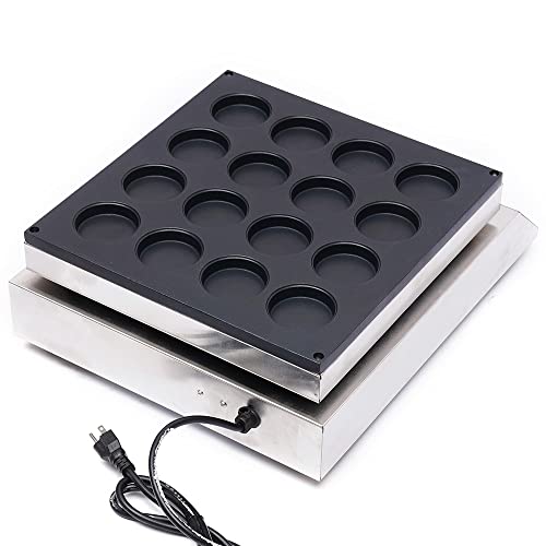DYRABREST Commercial Electric Red Bean Cake Baker, Nonstick Waffle Maker Machine, 110V Stainless Steel Waffle Iron Maker, with Temperature and Time Control for Restaurant, Cafe Tea Shop, Snack Bar