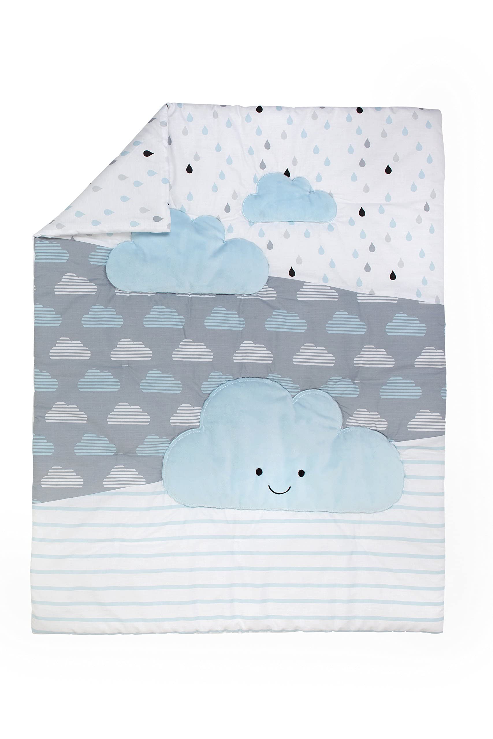 NoJo Little Love 5 Piece Comforter Set, Happy Little Clouds