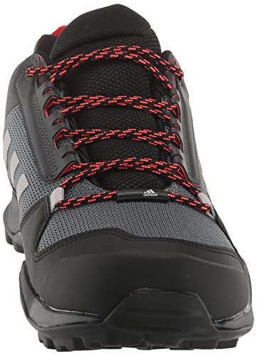 adidas Men's Terrex Ax3 Trail Running Shoe, Solid Grey/Grey One/Solar Red, 11