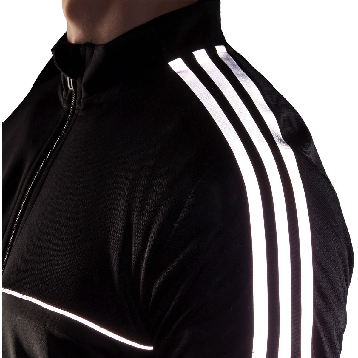 adidas Men's Tiro Reflective Track Jacket, Black, Large