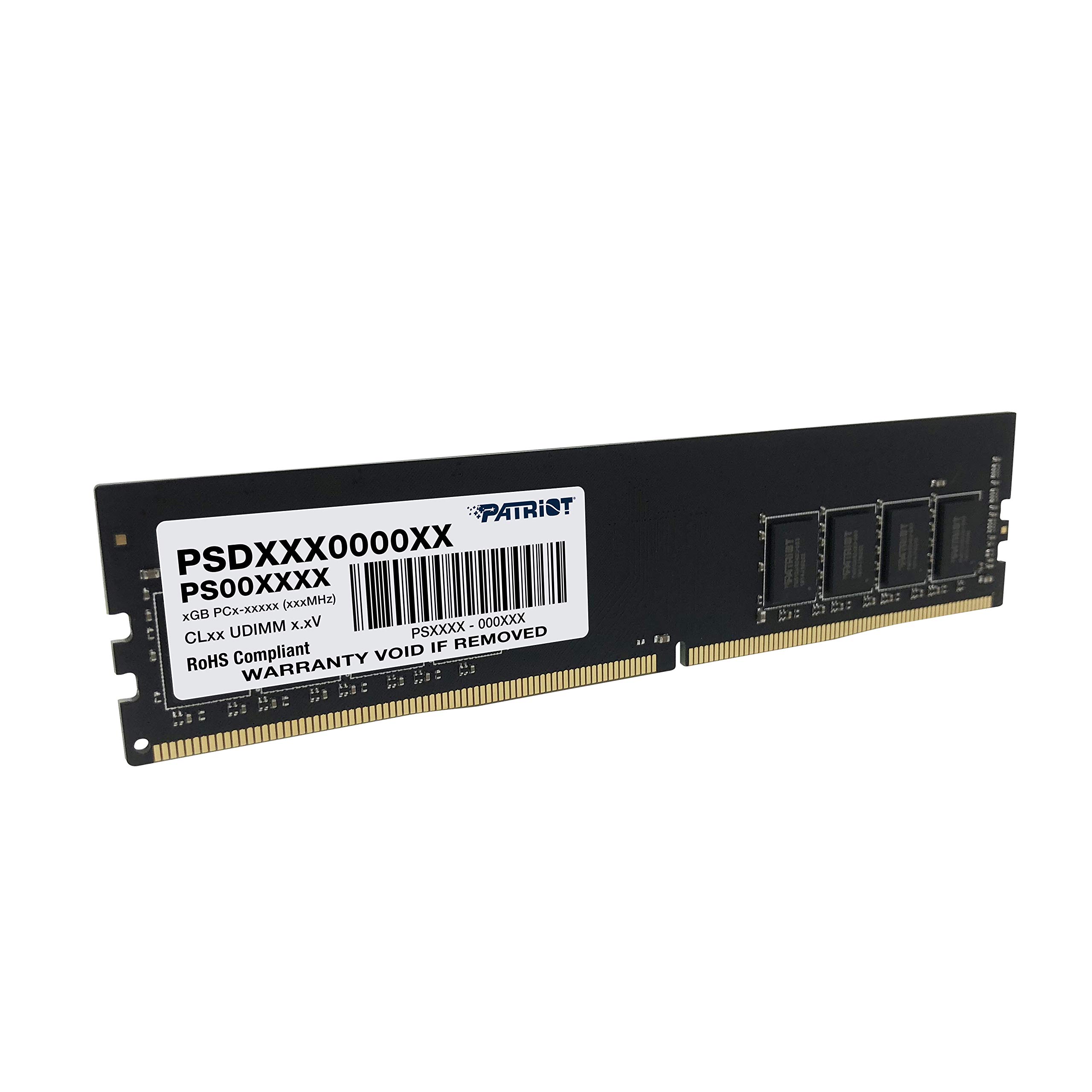 Patriot Memory Signature Line DDR4 8GB (1x8GB) UDIMM Frequency: 2400MHz (PC4-19200) 1. 2 Volt - PSD48G240081