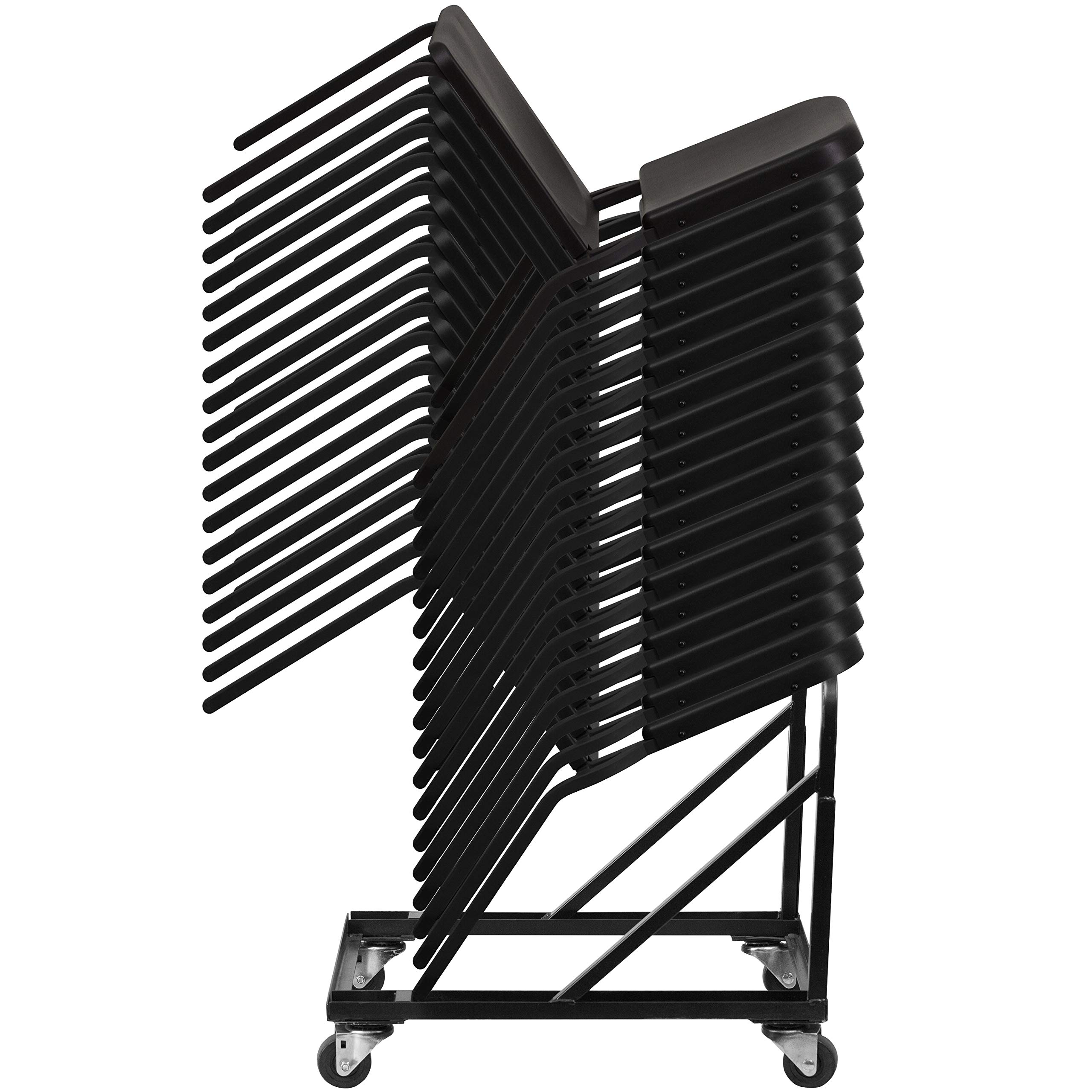 Flash Furniture Frank 2 Pk. Band/Music Stack Chair Dolly