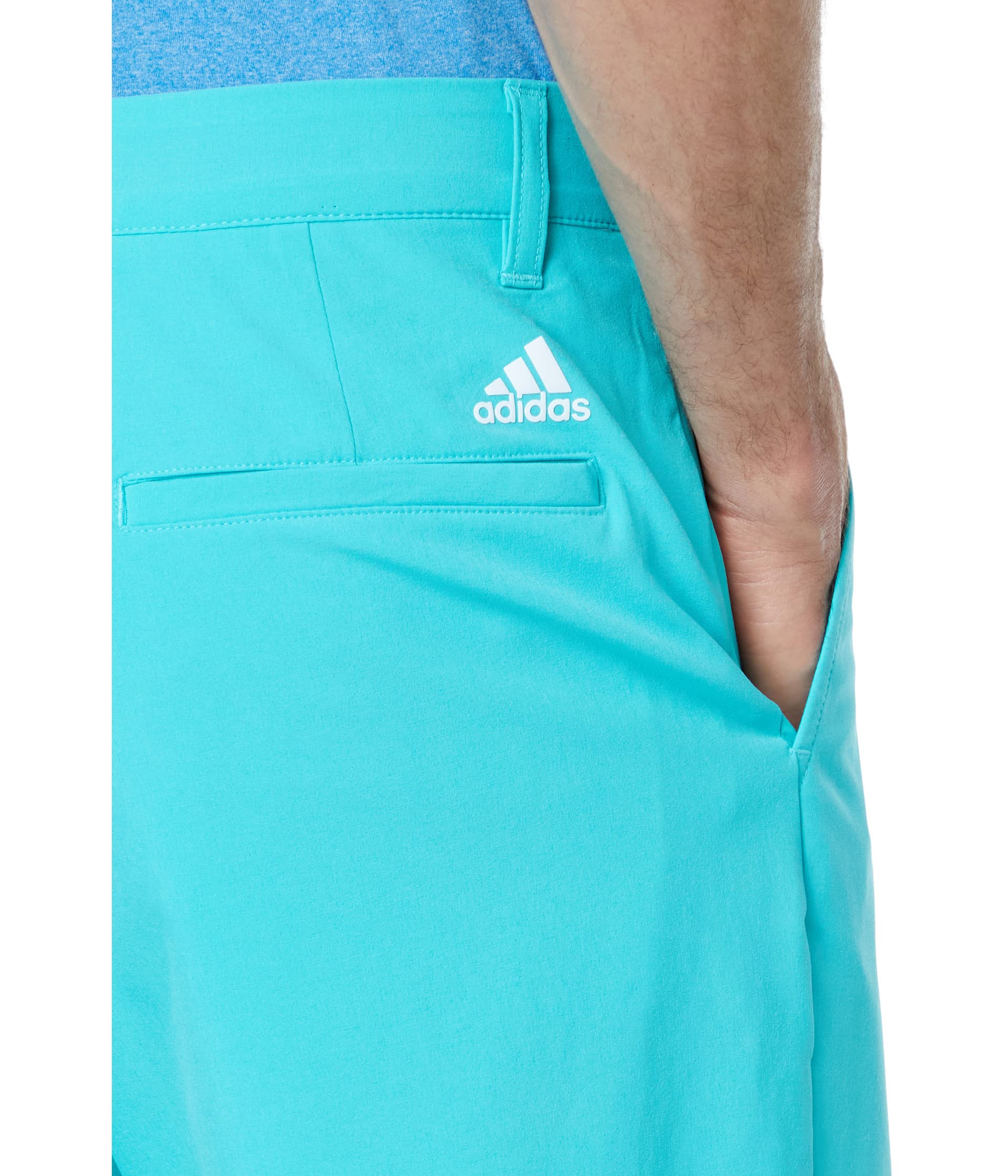 adidas Men's Ultimate365 10.5 Inch Core Golf Shorts, Semi Mint Rush, 34