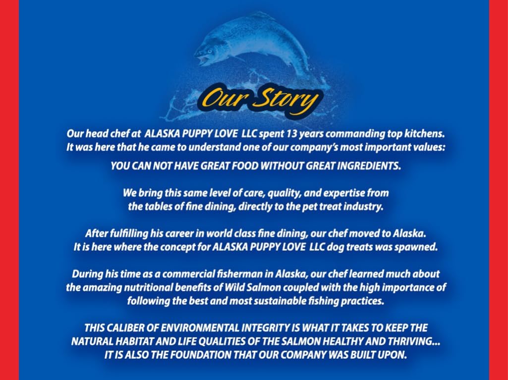 Alaska Puppy Love Wild Alaskan Salmon Jerky 3oz