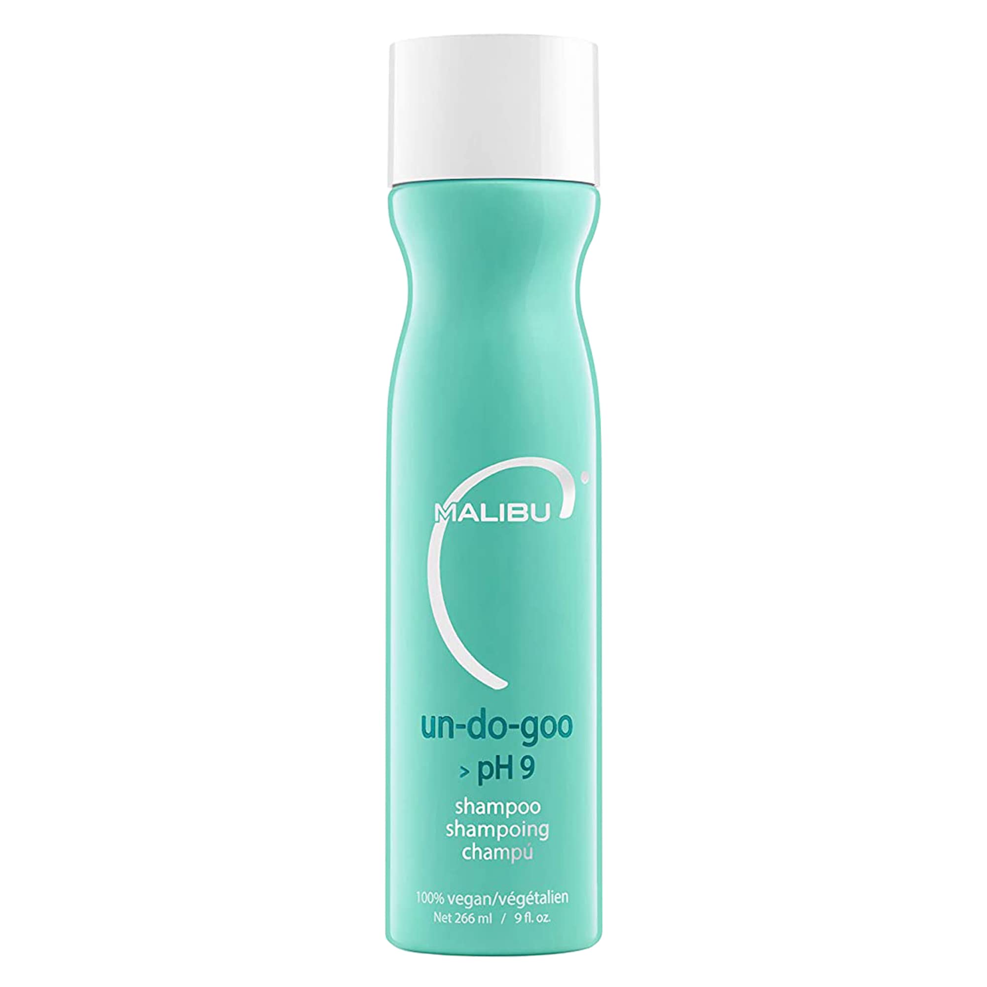 Malibu C Un-Do-Goo Shampoo - Clarifying Shampoo for Build Up - Detoxifying Shampoo for Shiny Hair - Moisturizing Hair Care - Anti Residue + Sulfate Free (9 oz)