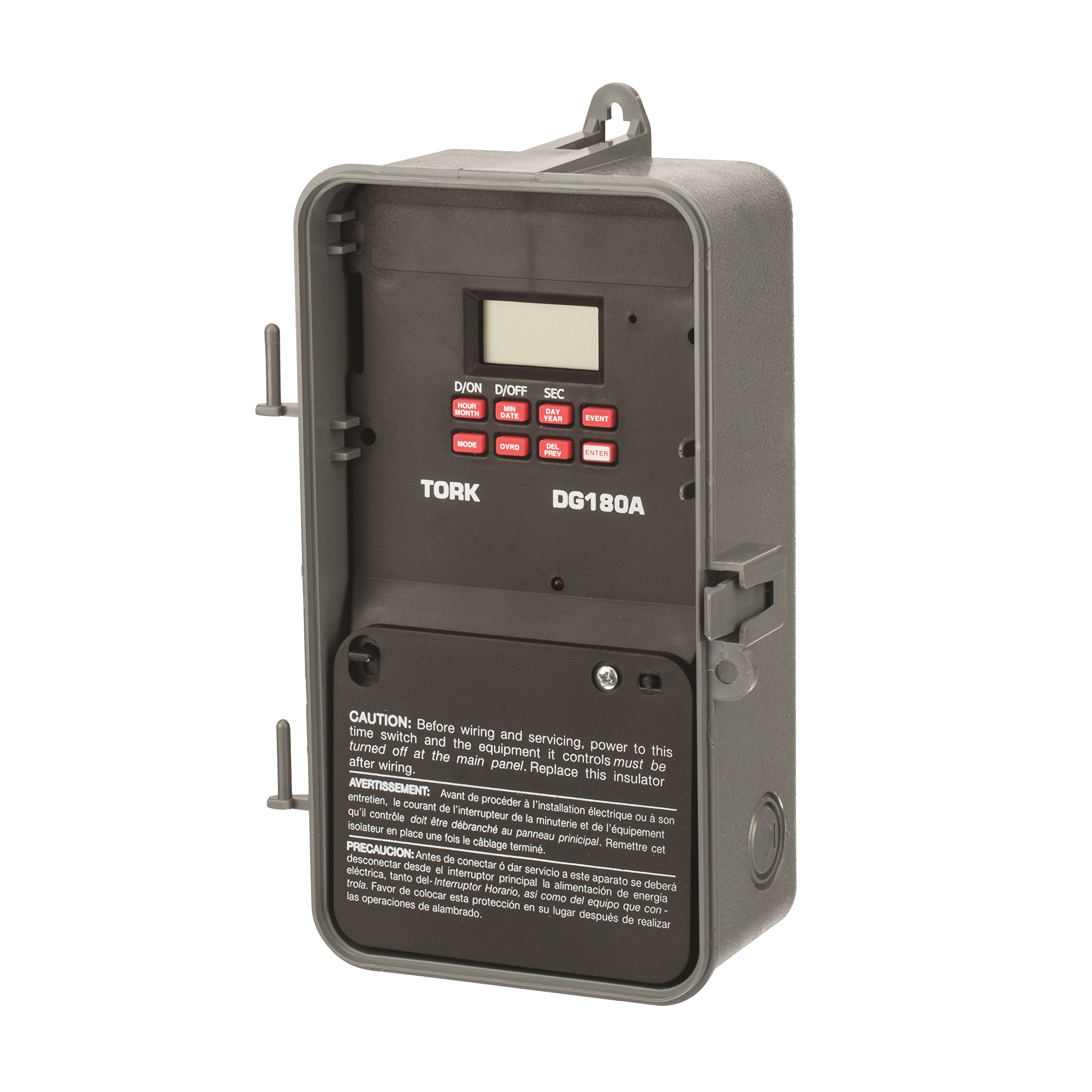 NSi DGS Series Signaling and Duty Cycle 24 Hour Time Switch with 1 Channel, 120-277 VAC 50/60 Hz Input Supply, DPDT Output Contact (DG180A)