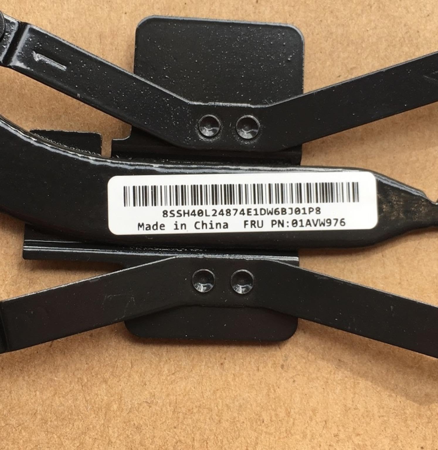 Fleshy Leaf Replacement for Lenovo ThinkPad X1 Yoga X1 Carbon 4th CPU Cooling Fan Heatsink 01AVW976 00JT800 01YT252