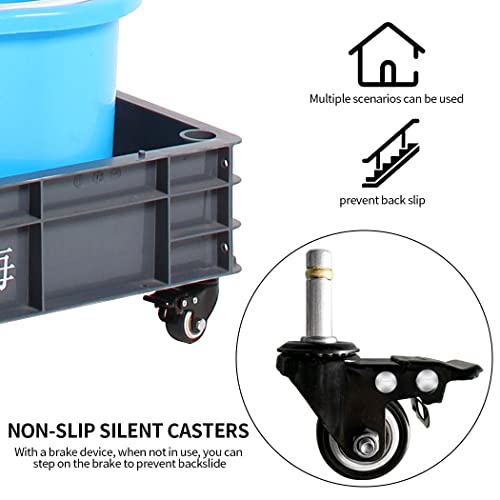 QTJH Cleaning Tool Tower mop Holder Umbrella Stand,Cleaning Tool Storage Drain Tool Hanger 5S Shadow Board