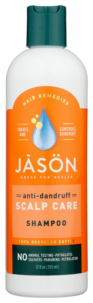 Jason Natural Cosmetics Dandruff Relief Shampoo 12 oz (Pack of 3)