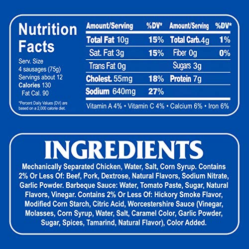 Armour Star Vienna Sausage, Barbecue Flavored, Canned Sausage, 4.6 oz (Pack of 6)