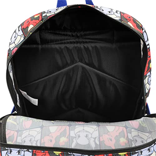 Bioworld Pokemon Evolutions With Molded Front Pokeball Panel 16" Youth Boys Backpack