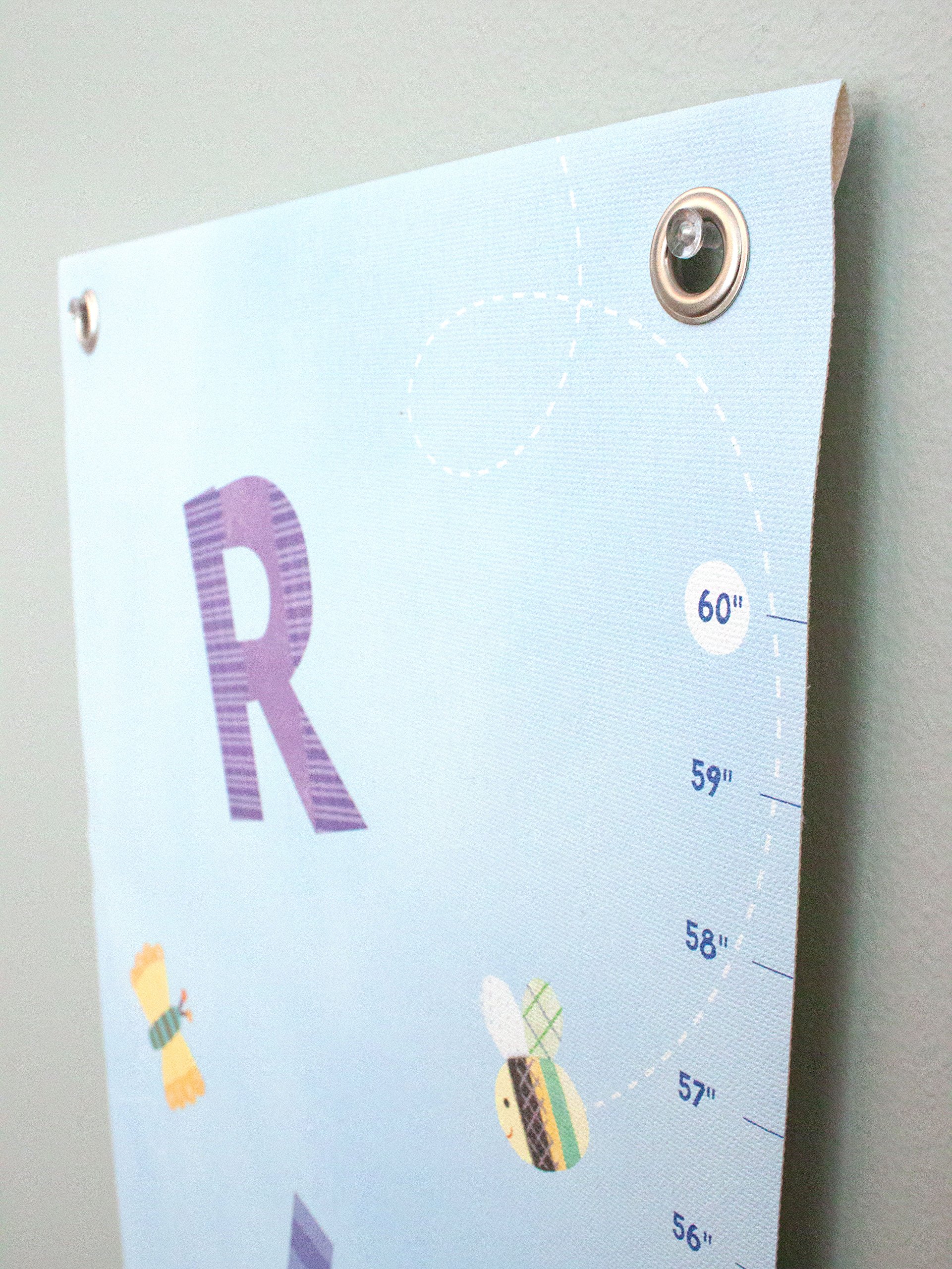 Personalized Growth Chart for Kids, Floral - I See Me!