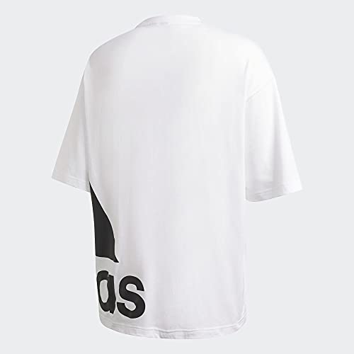 adidas mens Big Badge of Sport Boxy Tee White/Black XX-Large