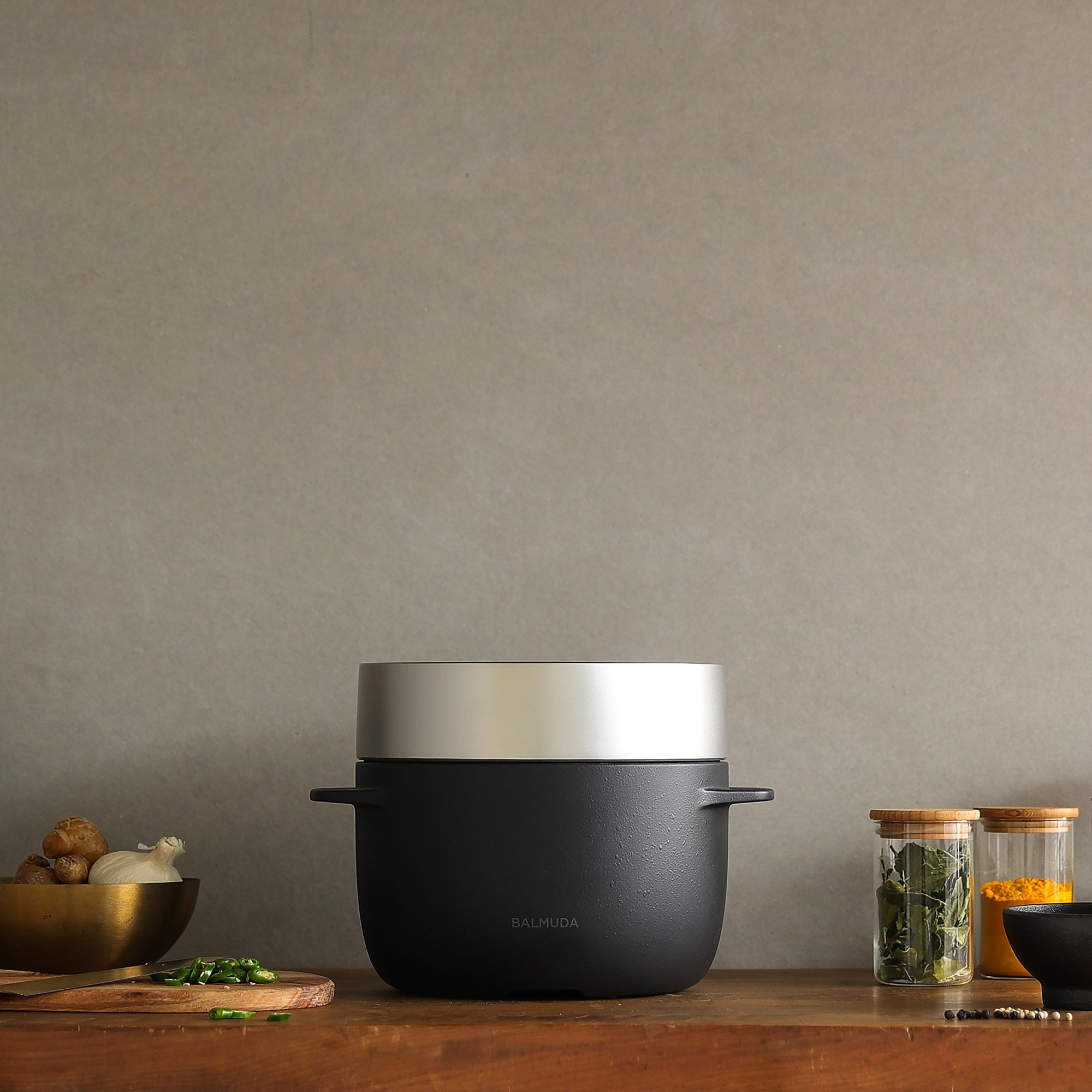 BALMUDA 3Go (450 g) electric cooker "The Gohan" K03A-BK(Black)