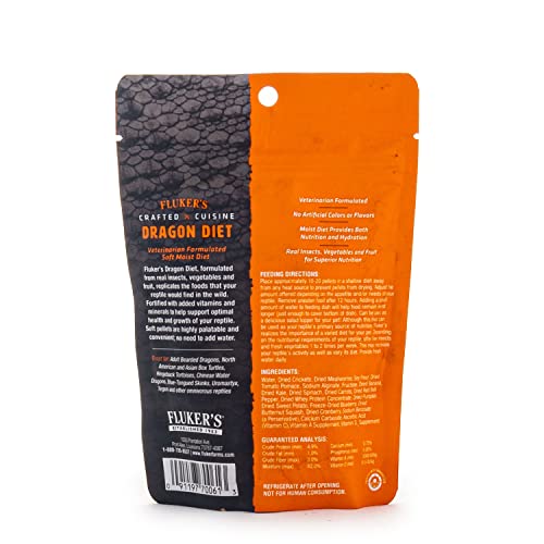 New Fluker's Crafted Cuisine Adult Bearded Dragon Diet (6.75 oz.)