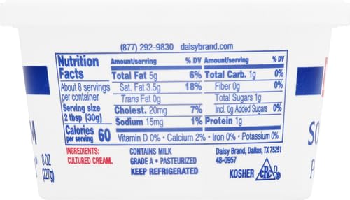 Daisy, Regular Sour Cream, 8 oz