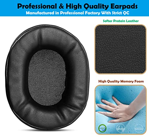 DowiTech Enhanced Sound Headset Ear Cushions Replacement Ear Pads Headphone Earpads Compatible with Ghostek SoDrop 2 soDrop Pro Wireless Bluetooth Headphone