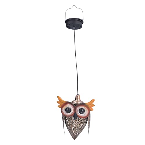 Solar Lanterns, Premium Metal Hanging Solar Light Wide Applicability LED Design for Home for Yard for Garden