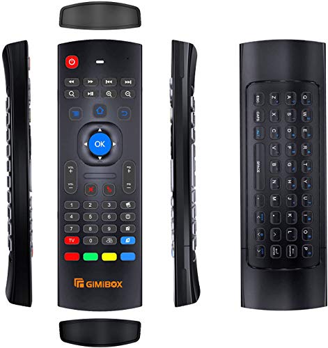 Air Mouse for Android tv Box, Gimibox MX3 Pro Wireless Keyboard 2.4G Smart TV Remote with Motion Sensing Game Handle Android Remote Control for Android TV Box/PC/Smart TV/Projector/HTPC/All-in-one PC/
