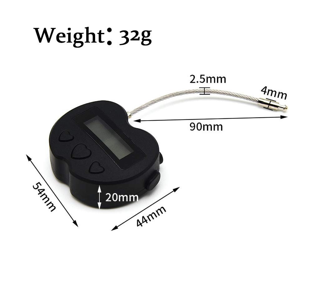 Security Padlock Electronic Timer Lock Behavioral Habit Aid Multi-Purpose Game Lock,Lock Up Addictive Objects Such As Cigarettes, Drugs, Cell Phones or Snacks. Suitable for Kitchens, Gyms, Schools