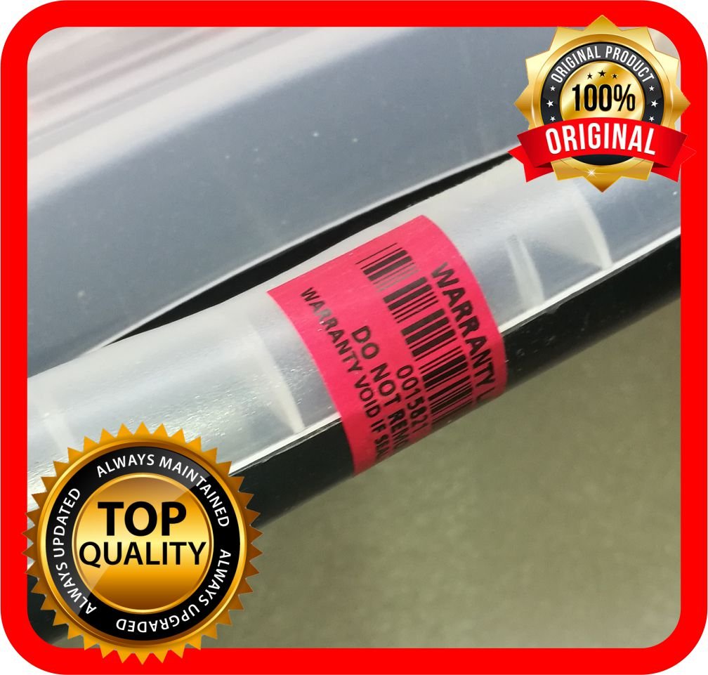 Holomarks 300 pcs Red Tamper Evident Warranty Labels Security Stickers Low Residue 1.57 x .787 inch