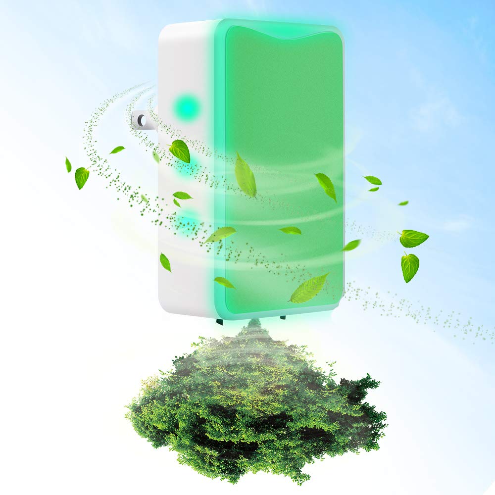 Air Purifier,Air Purifier for Home and Smoke and Office Pets Odor, Direct Plug-in Portable Ionic Air Purifier Travel-Size Smoke Purifier