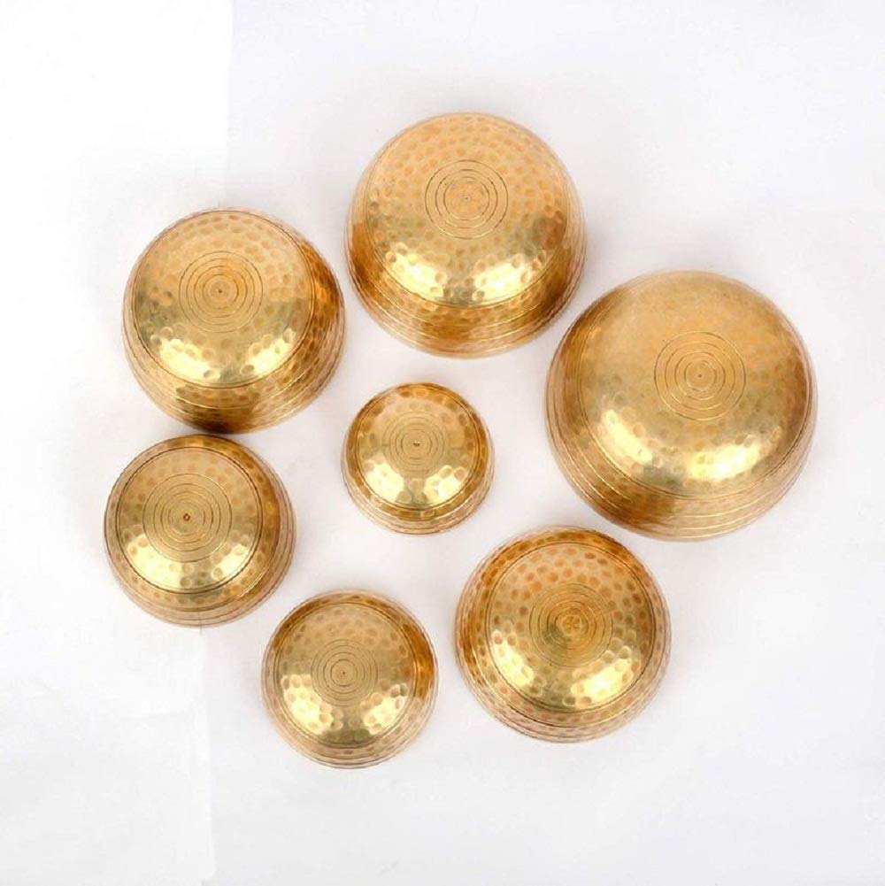 Chakra Healing Tibetan Bronze Singing Bowl 7 Sets of Meditation Bowls From Nepal