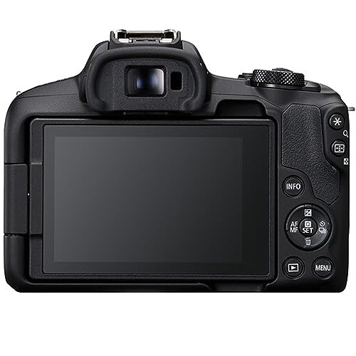 Canon EOS R50 Mirrorless Camera (Body Only) + 2pc 64GB Memory Cards + Tripod + Case & More