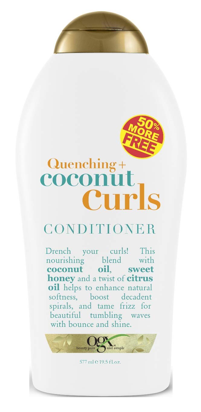 Ogx Conditioner Coconut Curls 19.5 Ounce Bonus (577ml) (Pack of 2)
