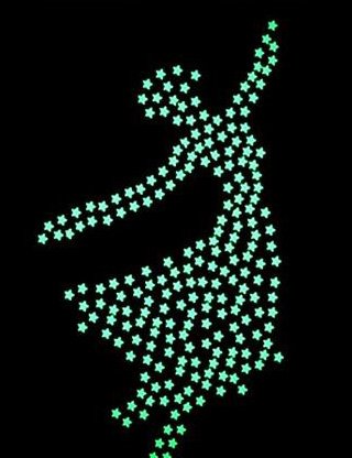 HoneyToys 200PCS 1.2" Luminous Stars Glow in The Dark Fluorescent Noctilucent Plastic Wall Stickers Decals for Home Ceiling Wall Bedroom (Yellow)