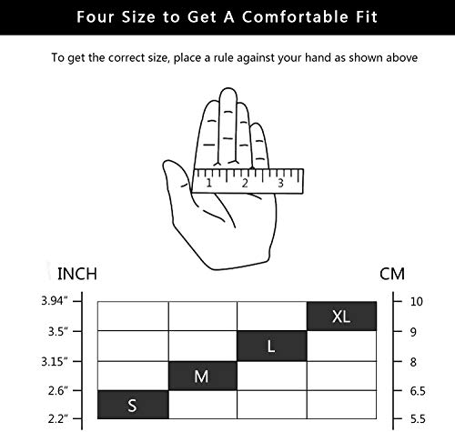 Duerer Arthritis Compression Gloves Women Men for RSI, Carpal Tunnel, Rheumatiod, Tendonitis, Fingerless Gloves for Computer Typing and Dailywork (Black, M)