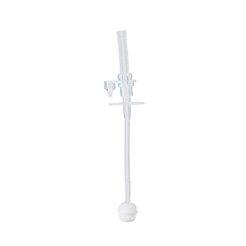 Evorie 360 Weighted Straw Replacement for 7 Oz Sippy Cup, Includes Straw Cleaning Brush and Spare Nozzle (Pack of 1)