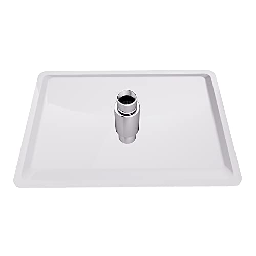 Blue Ocean 10"x7" SHK08 Ultra Thin Premium Stainless Steel Bath Rainfall Shower Head | Adjustable Brass Swivel Ball Joint