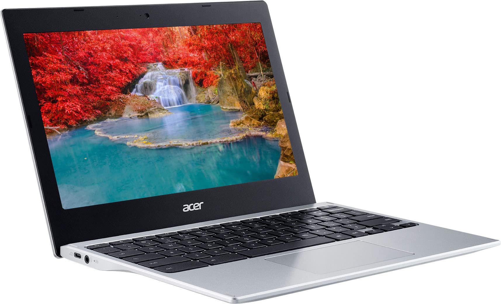 Acer 311 Chromebook 11.6-inch HD Laptop, MediaTek MT8183C 8-Core Processor, 4GB LPDDR4X, 32GB eMMC, WiFi 5, Webcam, Bluetooth, Chrome OS, Silver w/ GM Accessories (Renewed)
