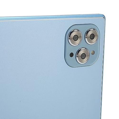 Airshi Tablet PC, 6GB RAM 64GB ROM Dual SIM Dual Standby 2MP Front Camera 10.1 Inch Tablet MTK6735 Quad Core for Work for Entertainment for Android10 (Blue)