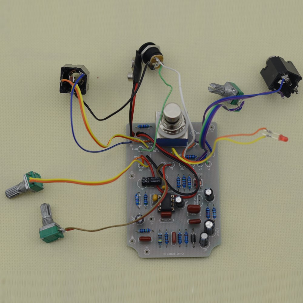 DIY(DS-2) Distortion Guitar Pedal Flash Violet Metal Distortion Pedal LANDTONE