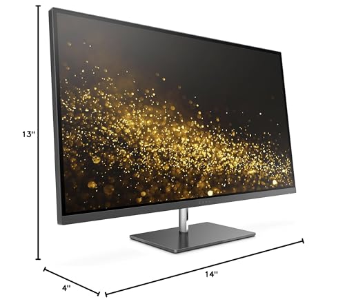 HP Envy 27-Inch UHD 4K IPS Monitor with Micro-Edge Bezel and AMD Freesync (Black)