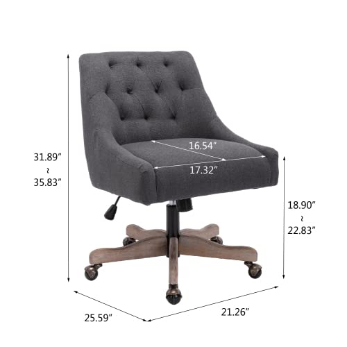 FATFISH Swivel Shell Chair for Living Room/Modern Leisure Office Chair
