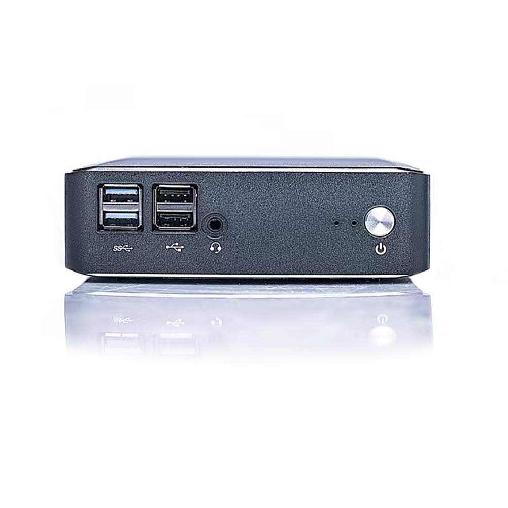 KINGDEL A2 4K Mini PC, Powerful Mini Desktop Computer, i7 8th Gen. 4 Cores CPU, 8GB DDR4 RAM, 128GB SSD+1TB HDD, HD Port, LAN DP and HD Port