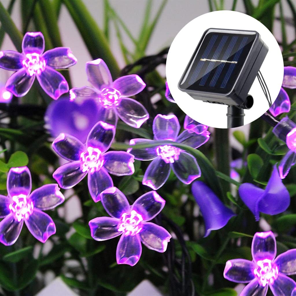 Flystoo Solar String Light Waterproof Christmas Party Fairy Lights Outdoor Solar Lamp for Home Garden Patio Yard (Emitting Color : Solar Light WW)