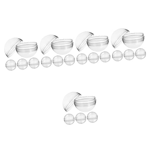 Eater Ornaments Balls 500 pcs Multi-Purpose to-y Vending Hidden Twisting Container Decorative Inch/Bauble Favor Holiday Bulk Transparent Prizes Eater Xcm Empty