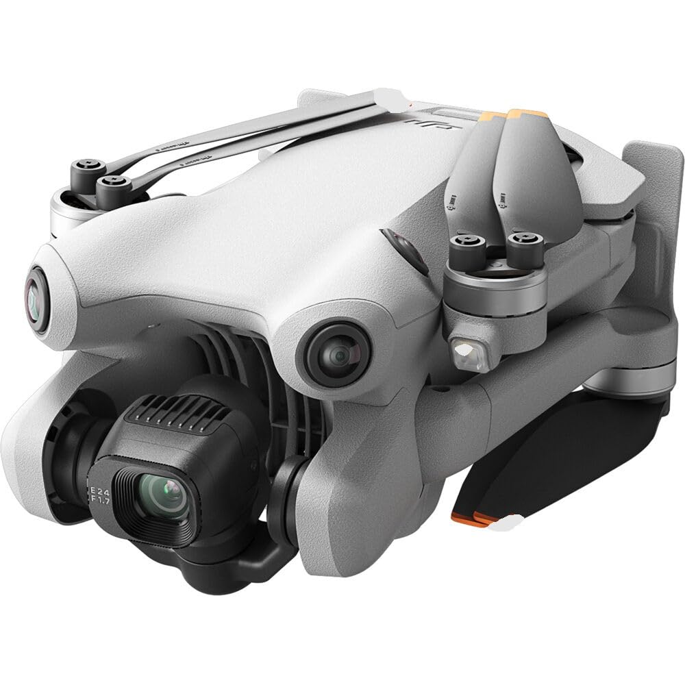 DJI Mini 4 Pro Drone with 3 Battery Fly More Combo RC 2 Screen Remote Camera Drone Bundle Kit, with 128 GB SD, 3.0 USB Card Reader, Landing Pad, Waterproof Backpack, Strobe Lights and More