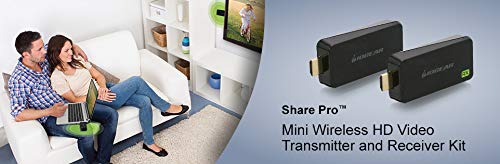 IOGEAR Share Pro Mini Wireless HD Video Transmitter and Receiver Kit (GWHD2DKIT)